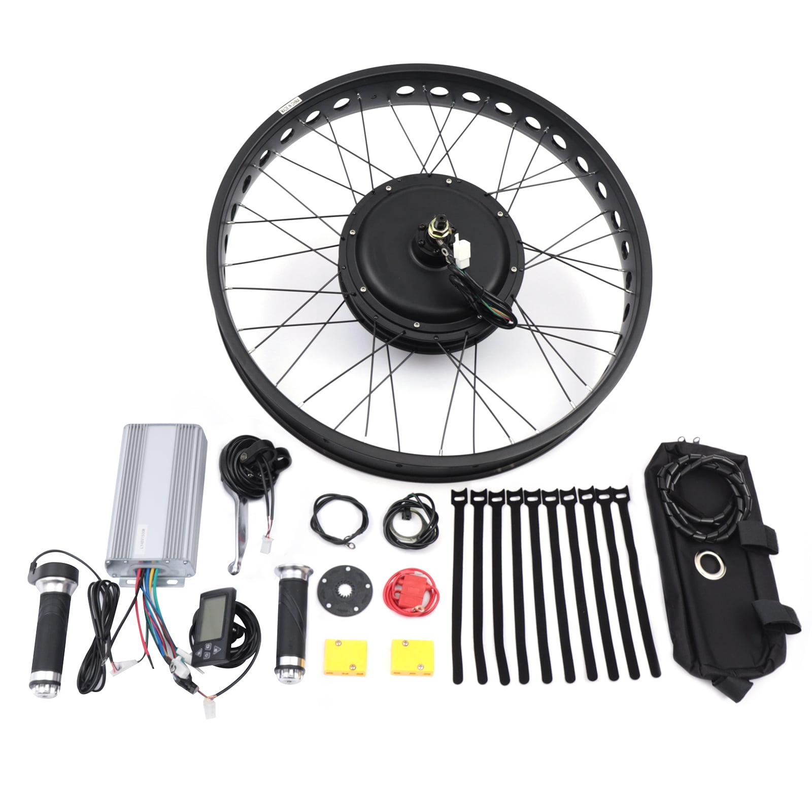 For 26" 48V 1500W E-Bike Fat Tire Bicycle Rear Wheel Hub Motor ...