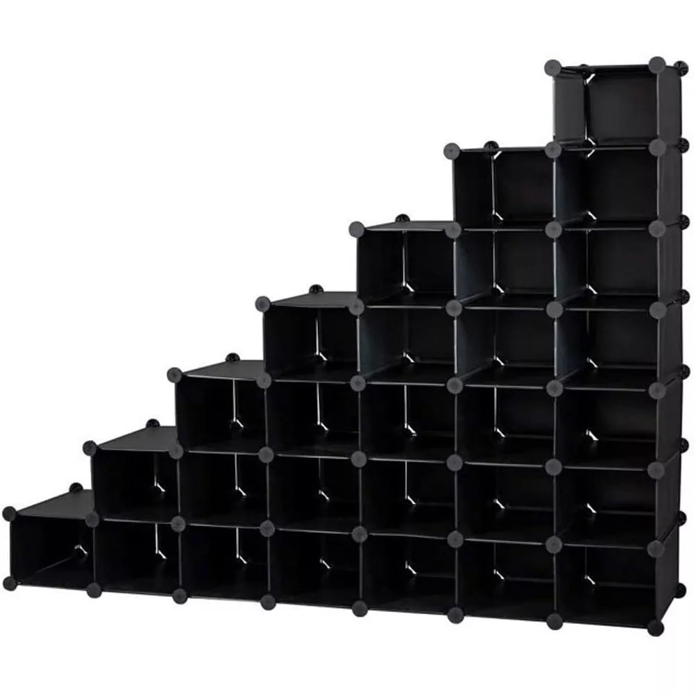For 28 Paris 7 Tiers Shoe Rack Box Organizer Cabinet Storage Space ...