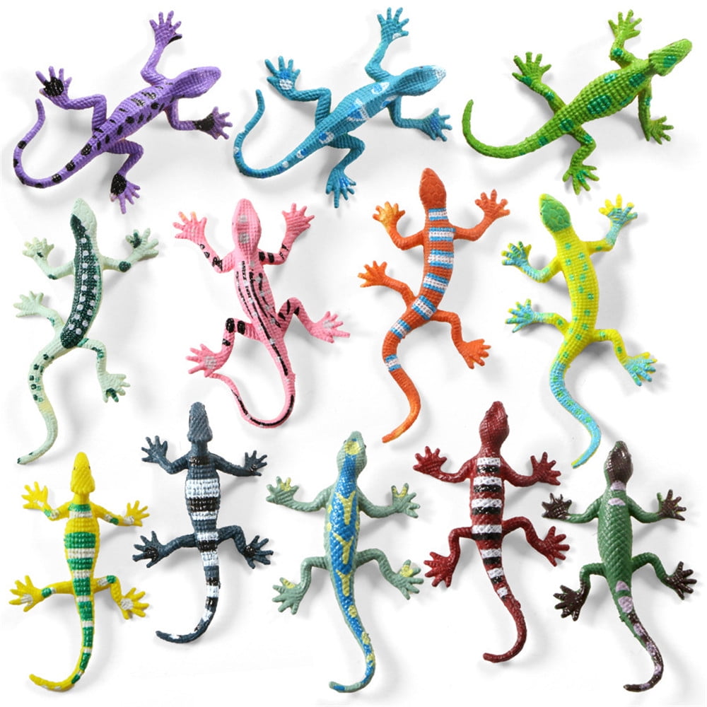 (For 3-6 years)12Pcs Educational Realistic Reptile Action Figures Play ...