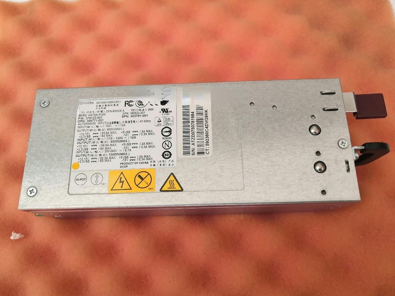 For 350G5/370G5/380G5 Power Supply DPS-800GB A/403781-001/379123-001 ...