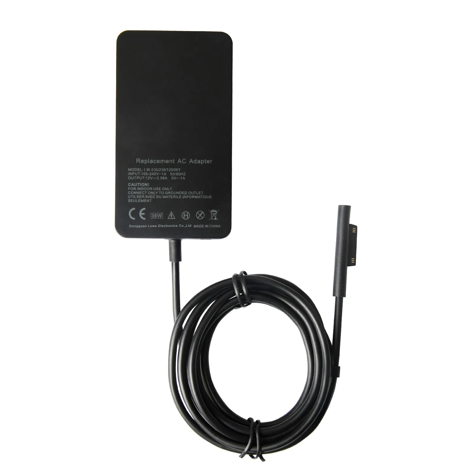 For 36W Charger Microsoft Surface Pro 4 3 1631 1625 Tablet 12V 2.58A AC Adapter - Walmart ...