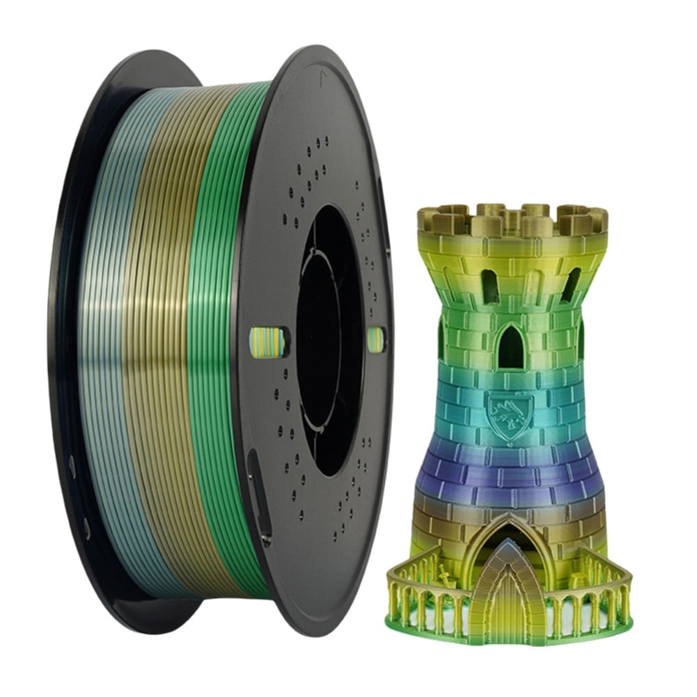 For 3D Printing for PLA Filament Silk for Rainbow Ombre 1.75mm For FDM Series Printer B YIWEI ...