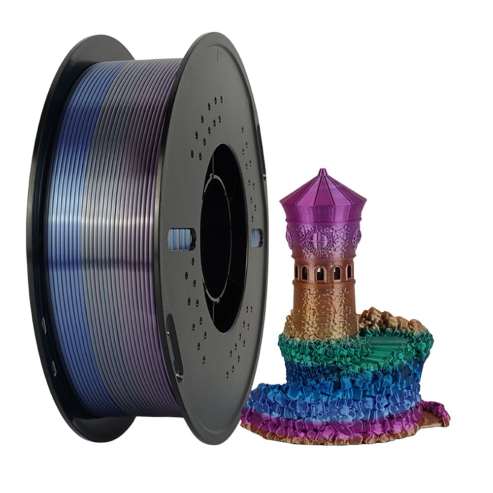 For 3D Printing for PLA Filament Silk for Rainbow Ombre 1.75mm For FDM ...