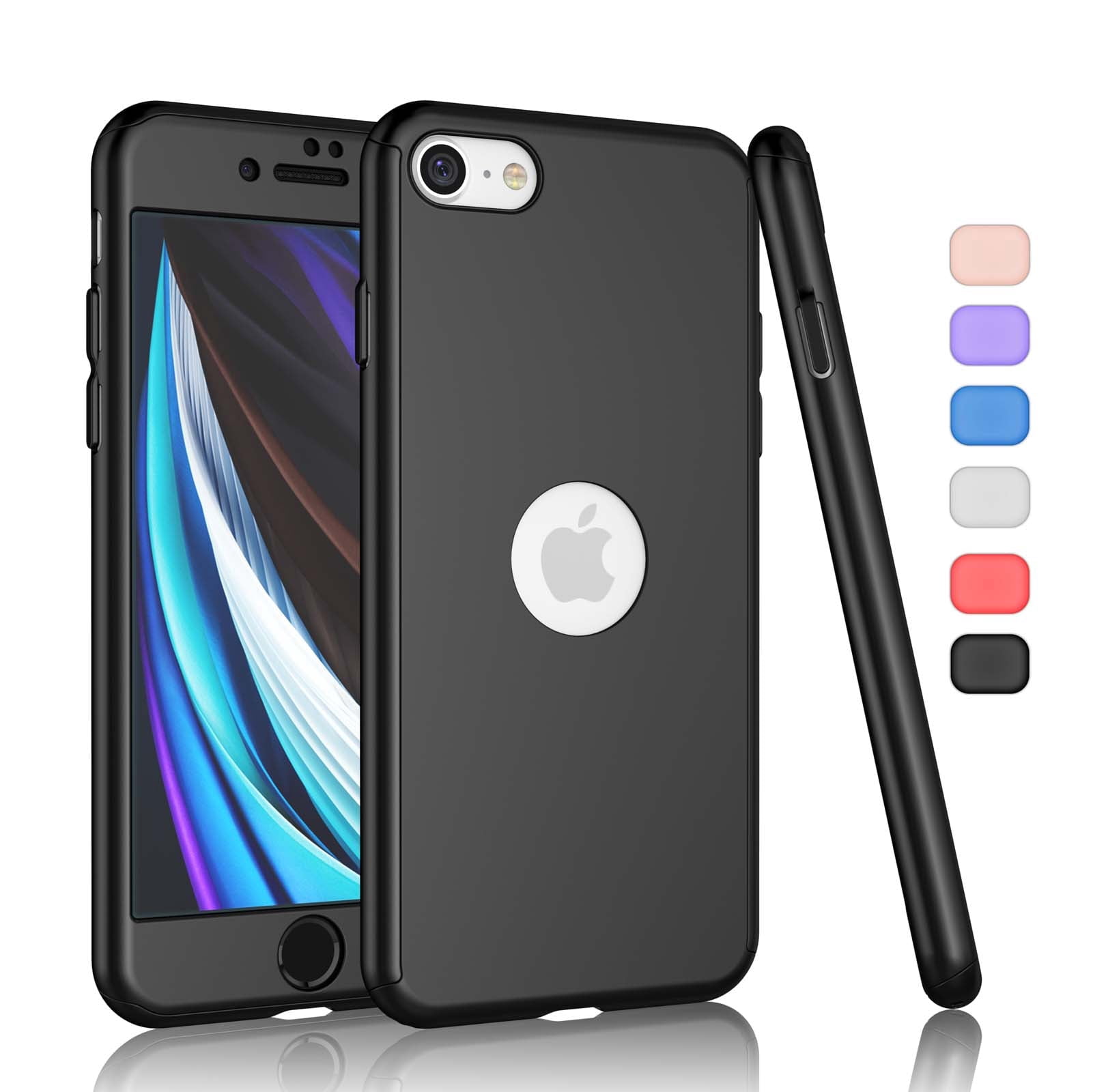 For 4.7" iPhone SE 2 2020 Case Sturdy, Ultra Thin Full Body Coverage ...