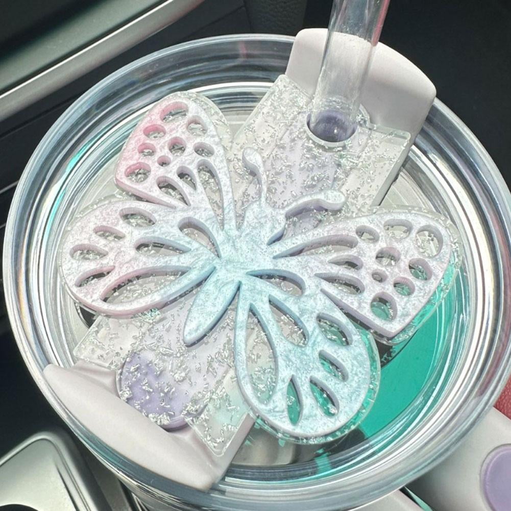 For 40oz Butterfly Personalized Tumbler name tag Girly tumbler Name Tag ...