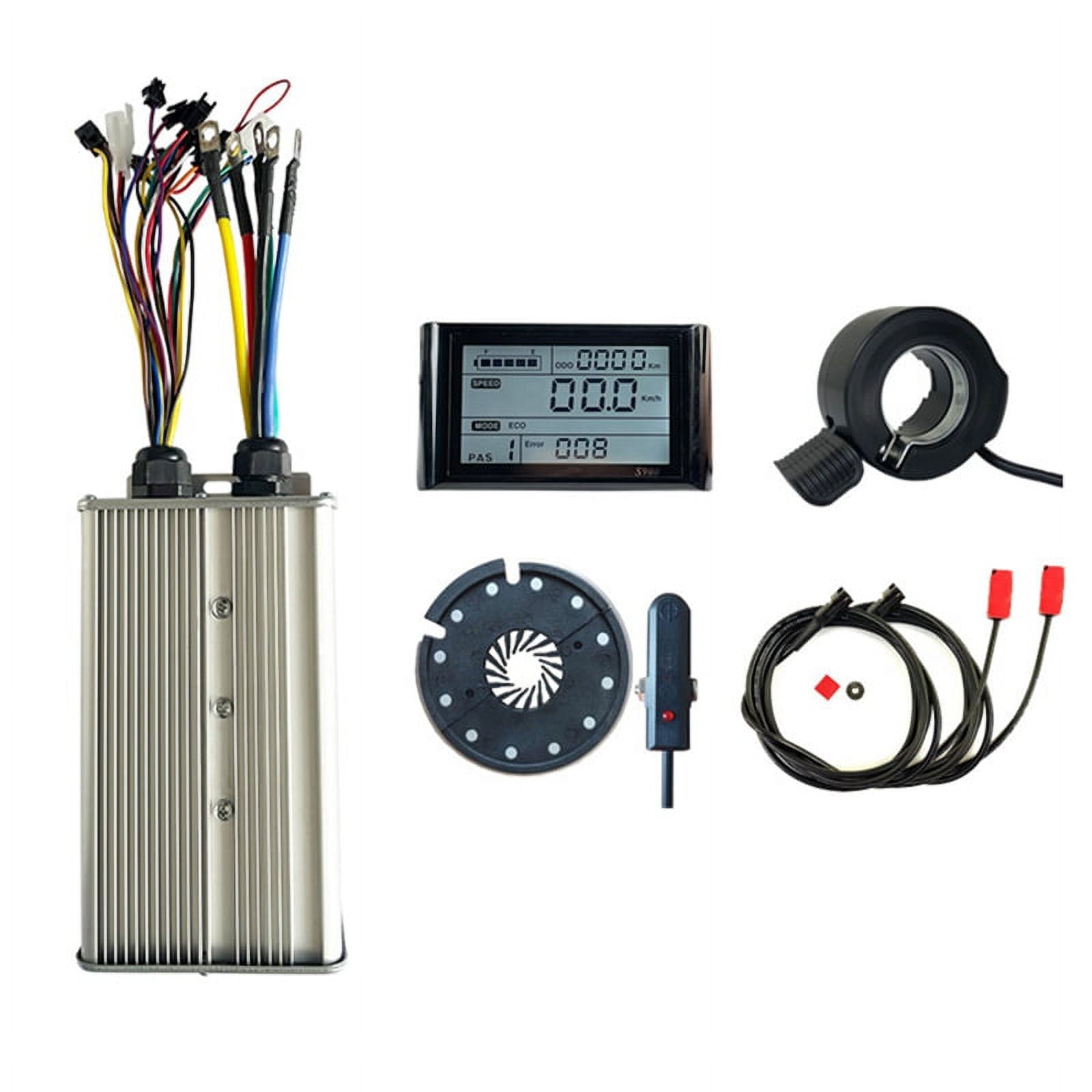 For 48V-72V 1000W-3000W Motor Electric Bike Motor Controller Kit with ...