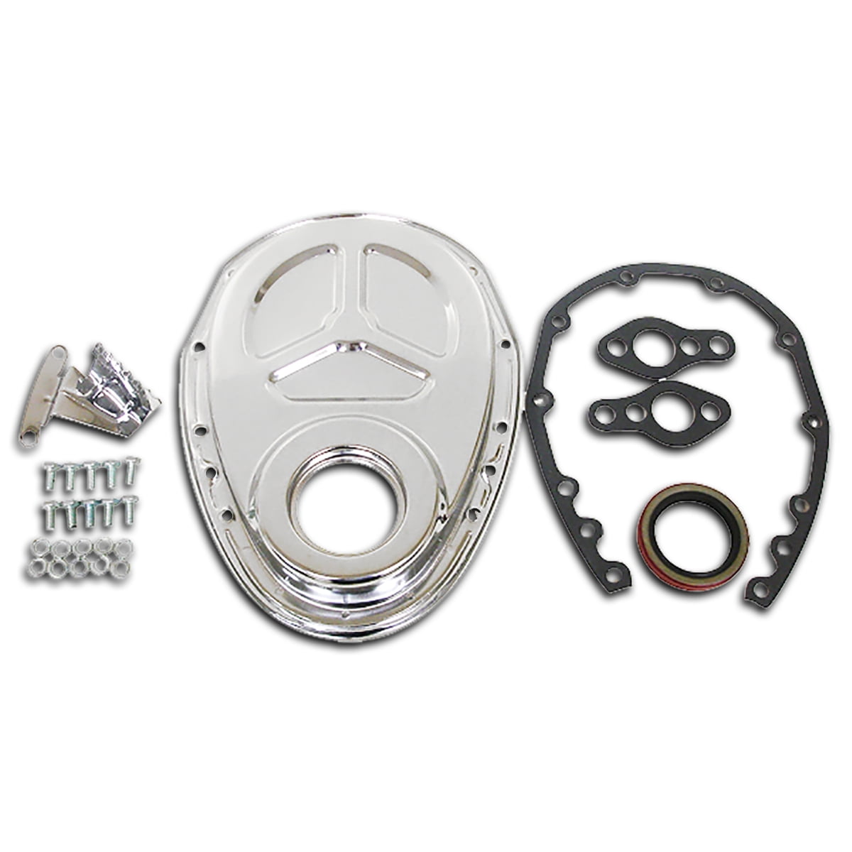 For 55-95 Chevy SB 283 305 327 350 400 Timing Chain Cover Set Timing ...