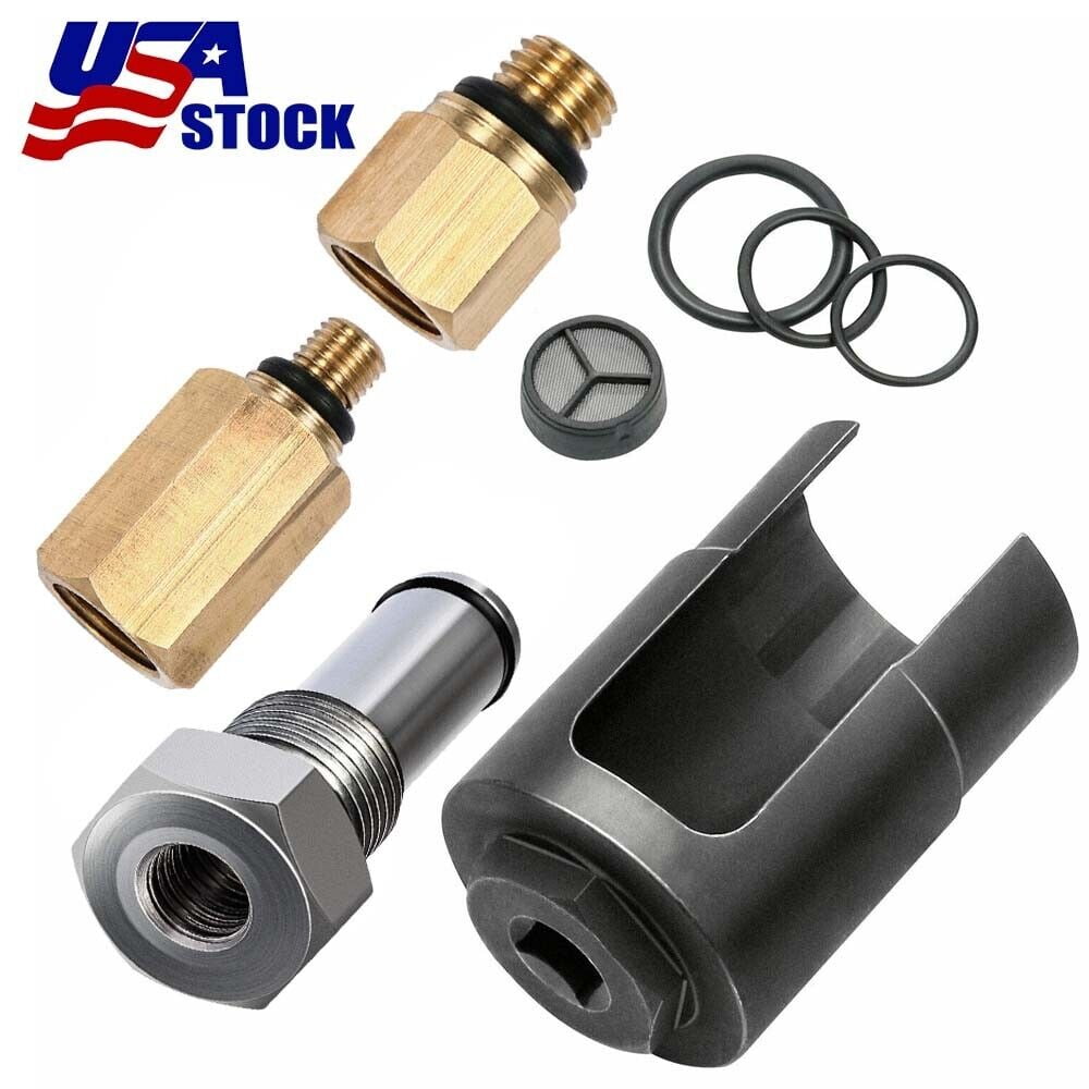For 6.0L Ford Powerstroke IPR Valve Socket + Air Test Fitting &Fuel ...