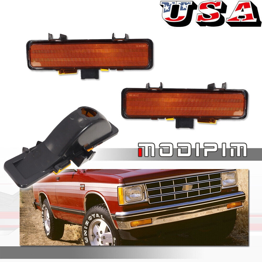 For 82 - 94 Jimmy Blazer Sonoma S10 S15 Amber Turn Signal Parking ...
