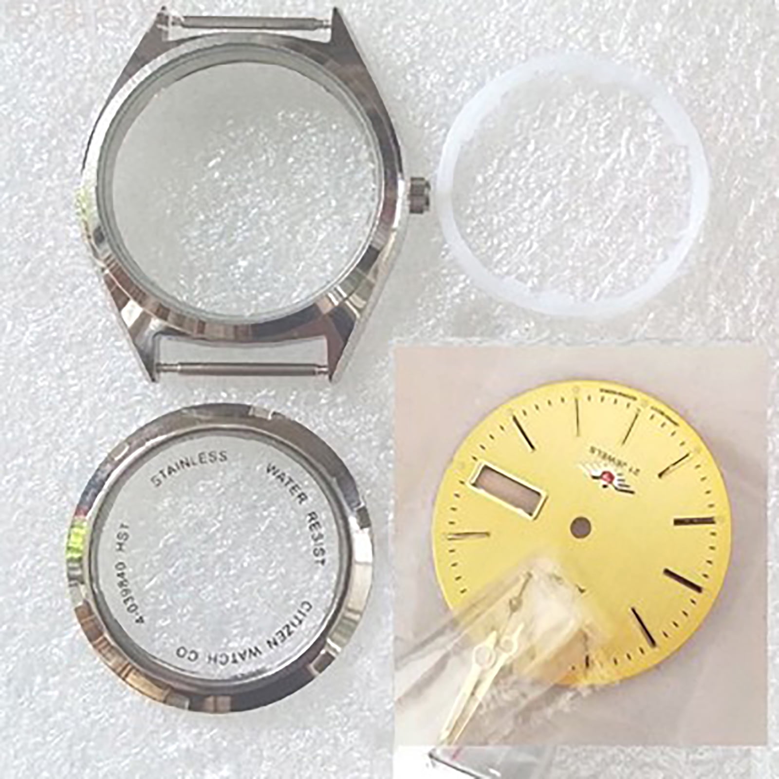 For 8200 Watch Movement 36mm Steel Watch Case Cover Kit Watch Repair ...