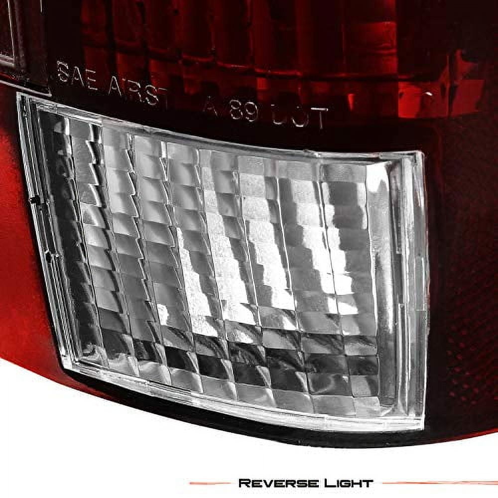 - For 87-97 Ford Bronco F150 F250 F350 Pickup Truck Dark Red Tail ...