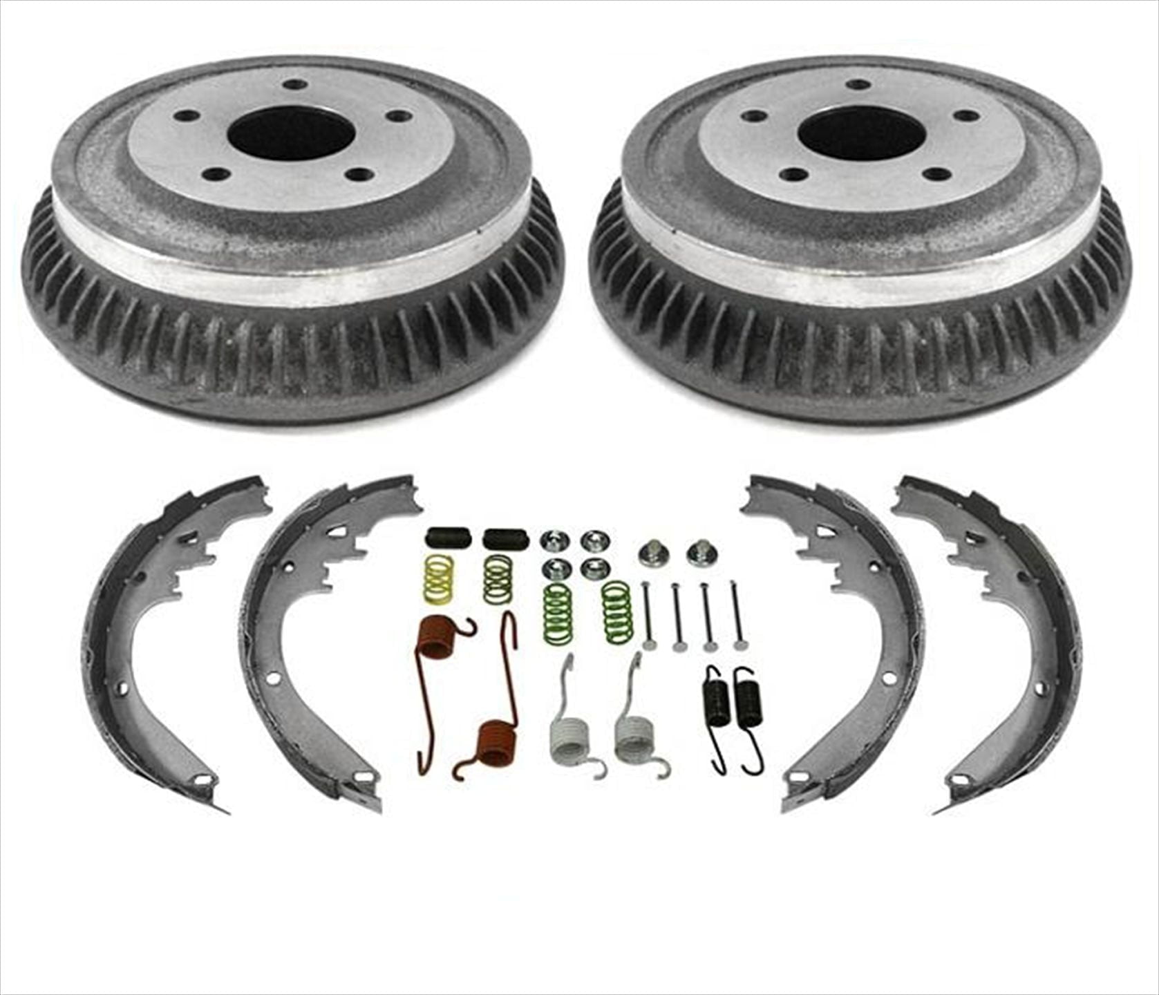 For 94-99 Dodge Ram 1500 Pick Up Brake Drums Rear Brake Shoes Brake ...