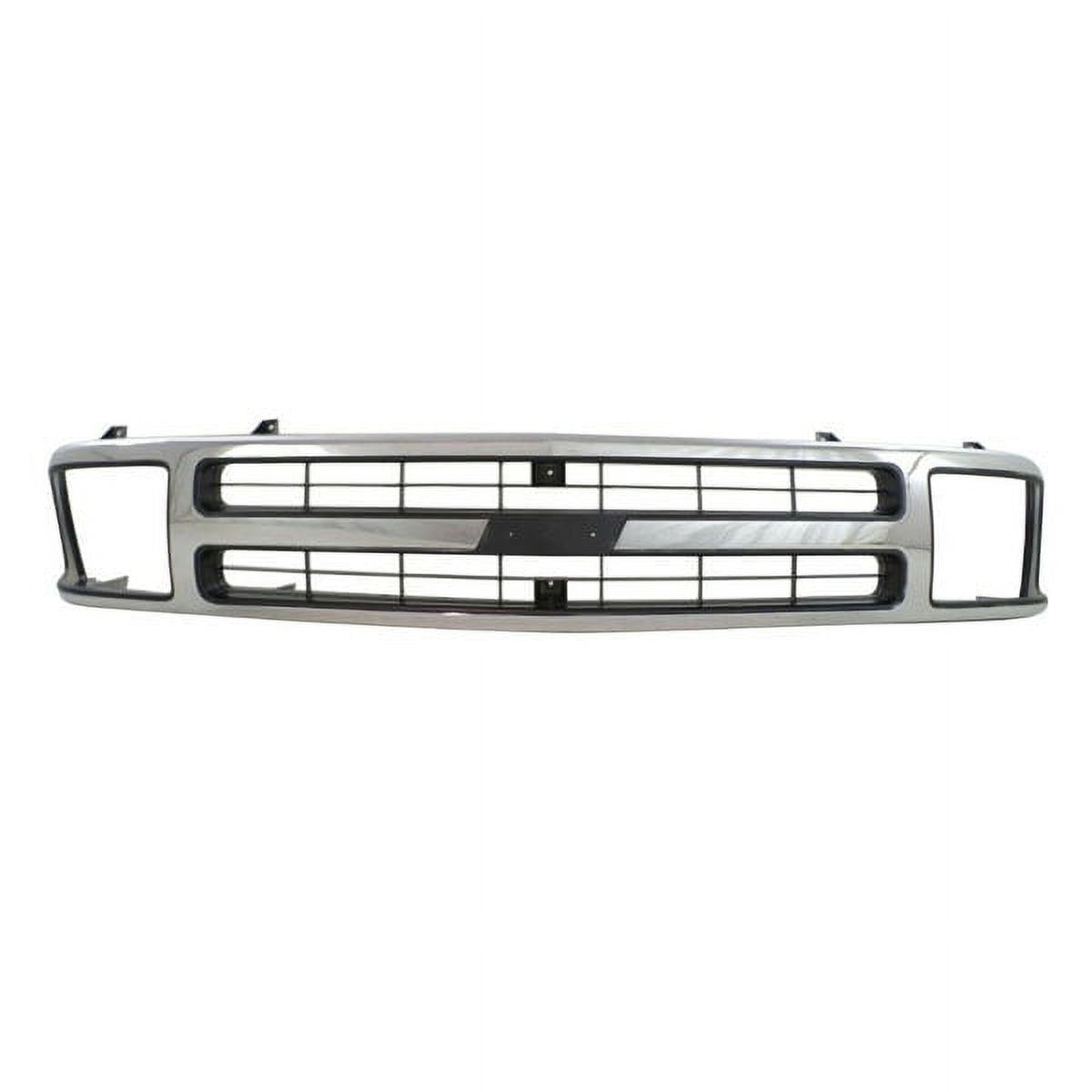 For 95 96 97 Chevy S10 Blazer Front Grille Assembly Chrome Shell w ...