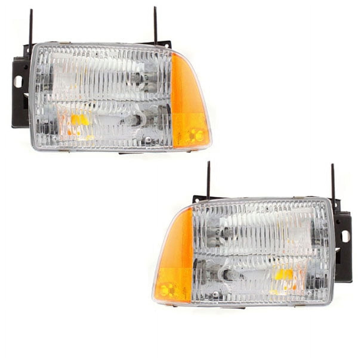 For 95-97 Chevy Blazer Headlight Headlamp Composite Head Light w/Bulb ...