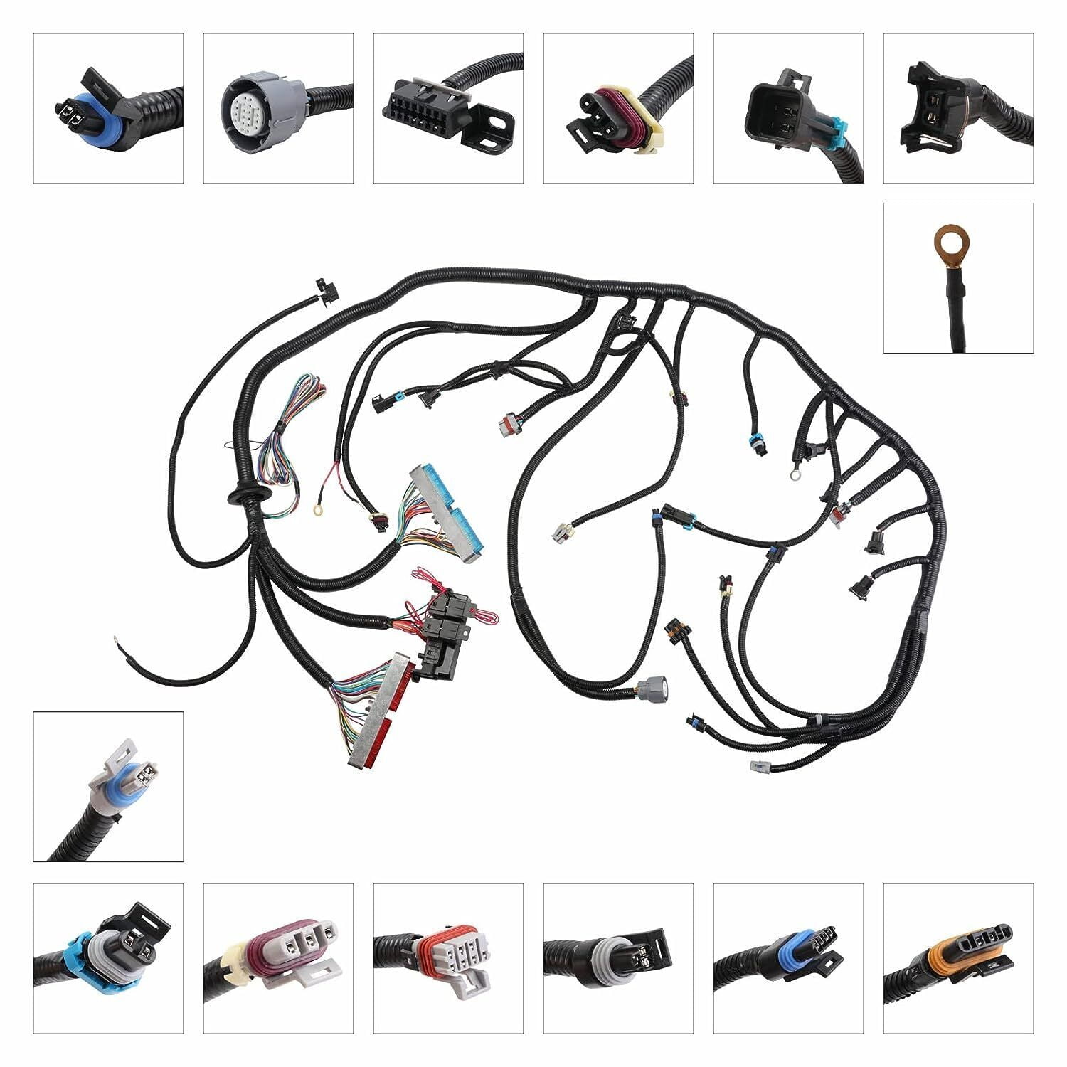 For 97-06 LS Swap Vortec Stand Alone Wiring Harness 4L60E 4.8L 5.3L 6 ...