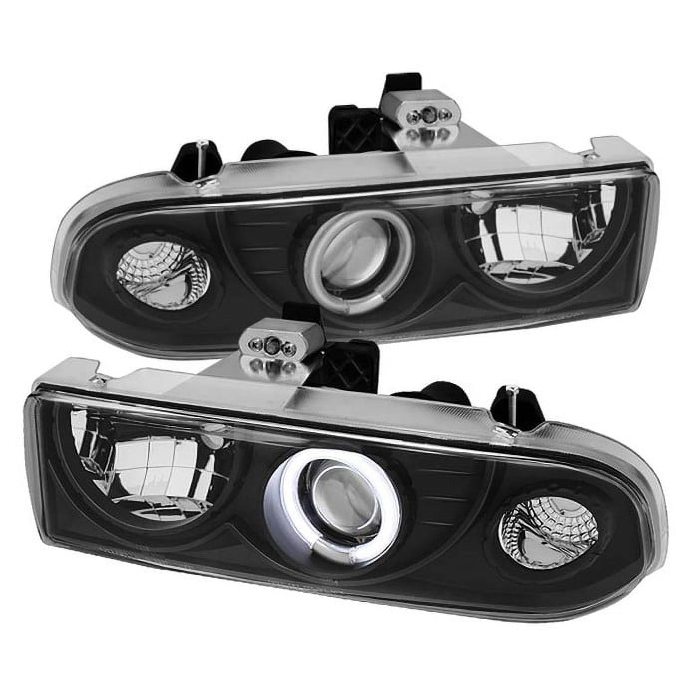 For 98-04 Chevy S-10 S10 Sonar CCFL Halo Projector Headlights (Black ...