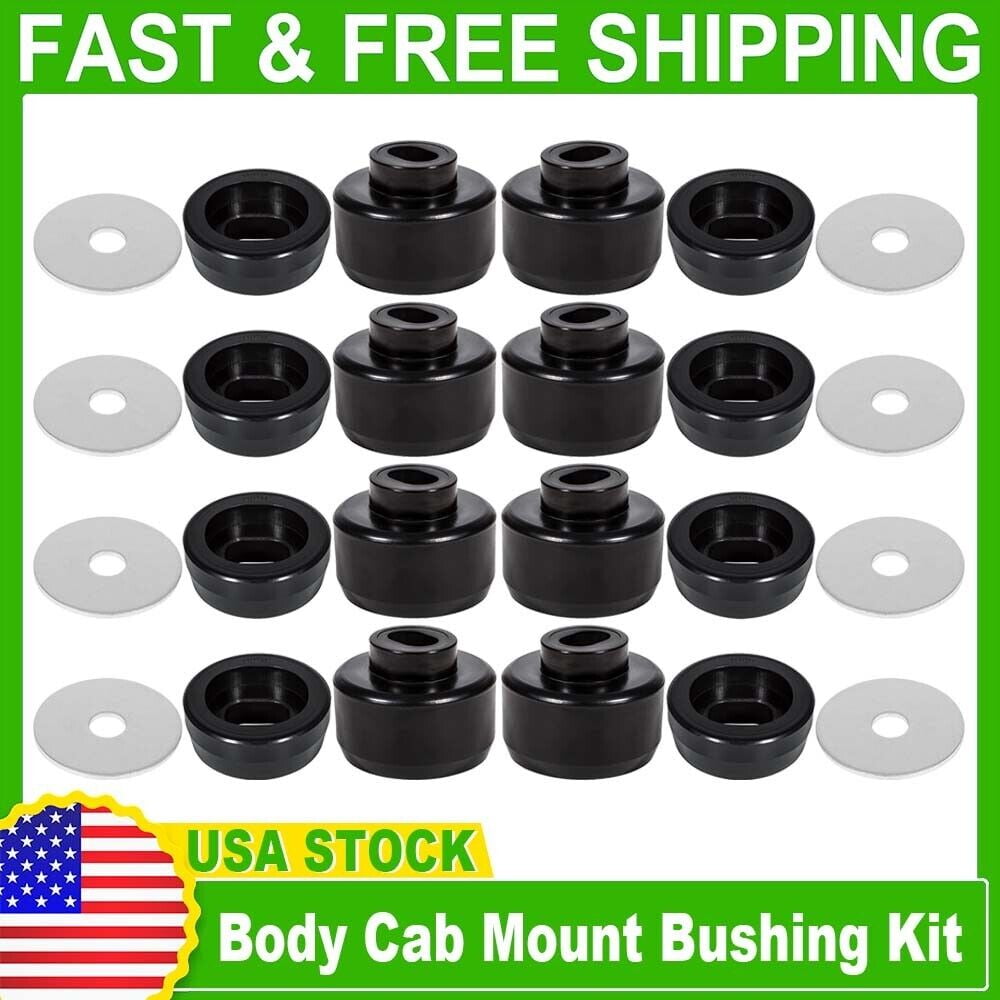 For 99-14 Chevy Silverado GMC Sierra Cab Mount Bushing Kit 16pc Replace ...