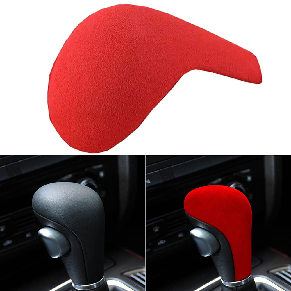 For A4 A5 A6 Q5 Q7 Red Console Gear Shift Knob Cover Trim - Walmart.com