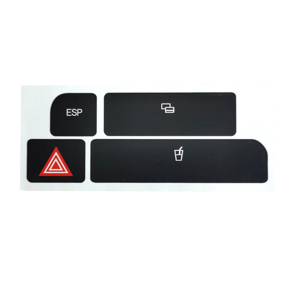 For A4 ESP Cup Emergency Stickers Decals Repair Worn Button Knob Switch ...