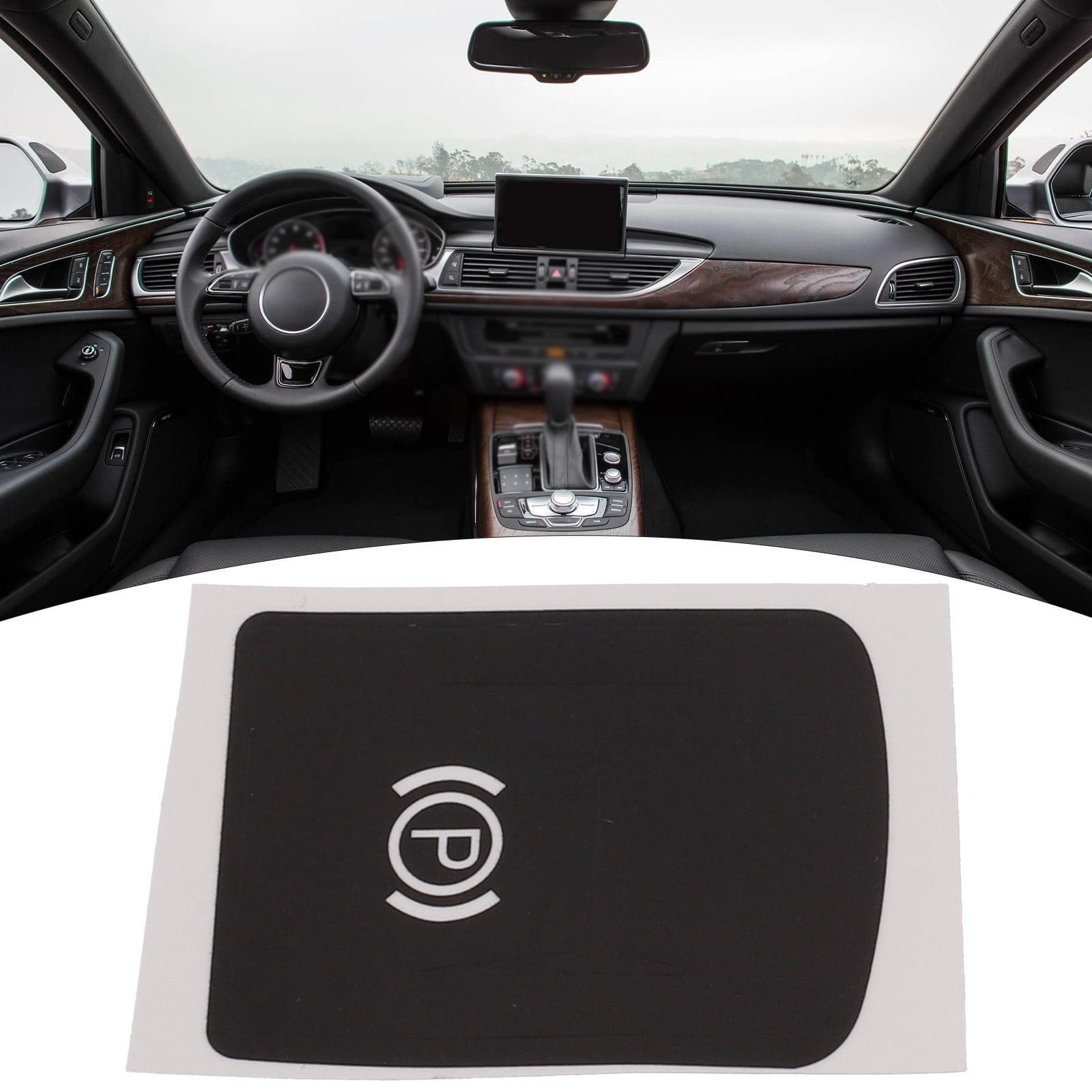For A6 2005-2011 Parking Button Decals Stickers Repair Worn Button Knob ...