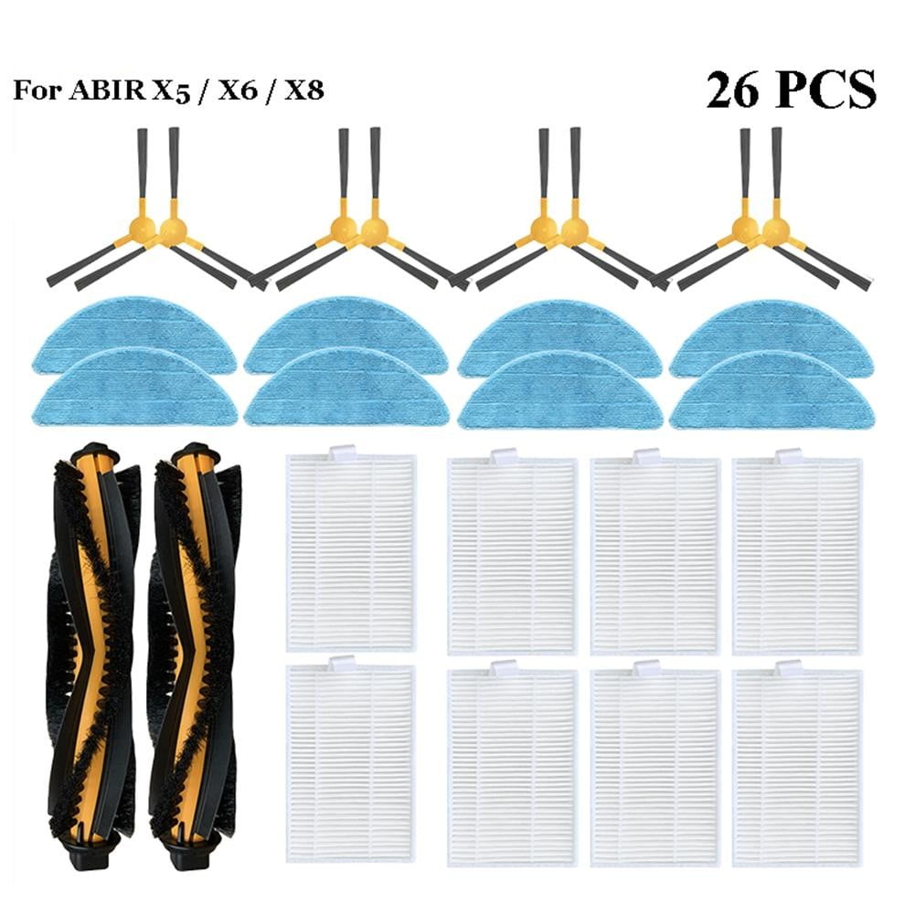 For ABIR for X6 X8 for N600 Robotic Vacuum Cleaner Filter Rags Set ...
