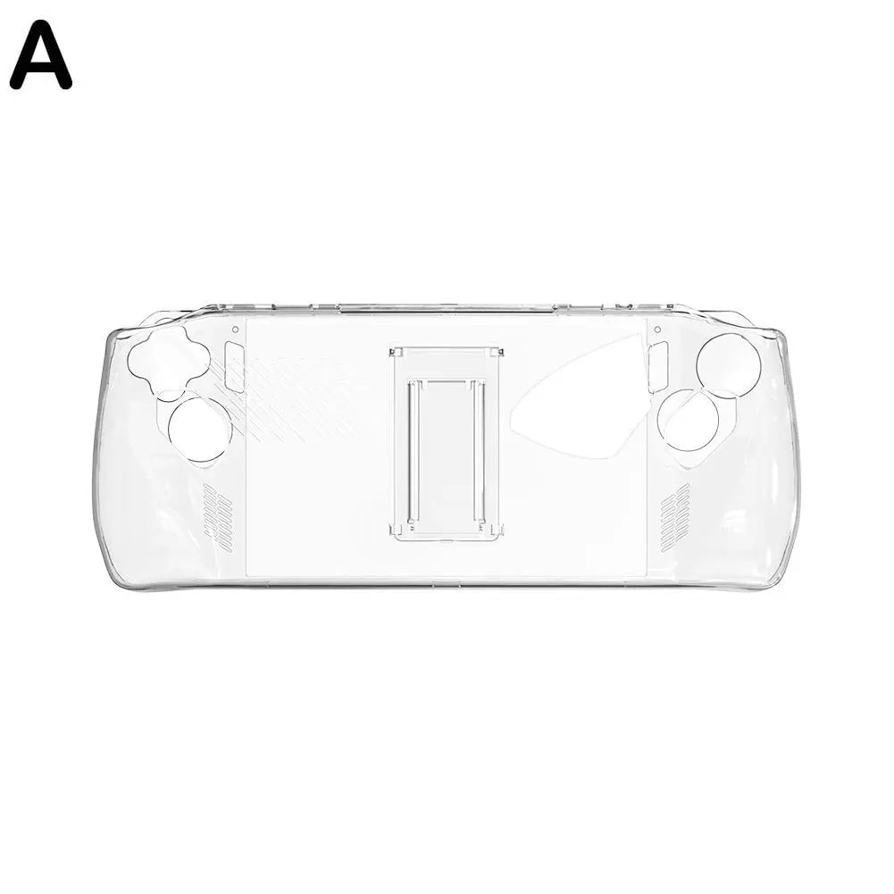 For ASUS Rog Ally Clear Case With Bracket Stand TPU+PC Cover Full ...