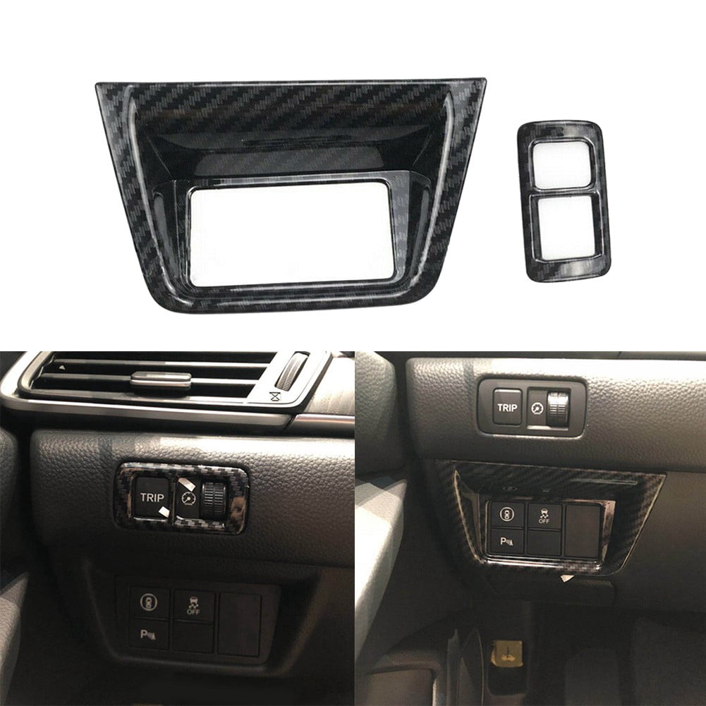 For Accord 2018 -2022 Carbon Fiber Look Style Console Function Button ...