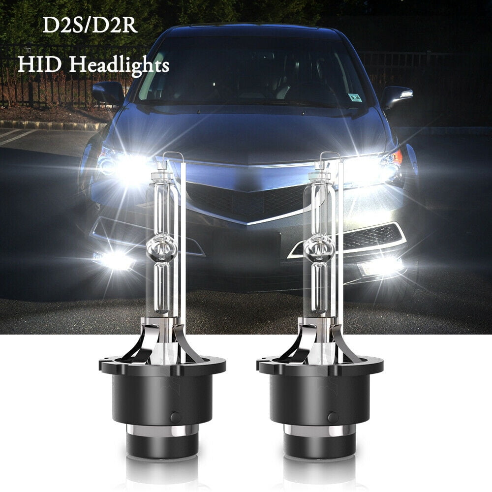 Acura MDX 2007-2013 Xenon HID Headlight Low Beam Bulbs Kit, 6000K White ...