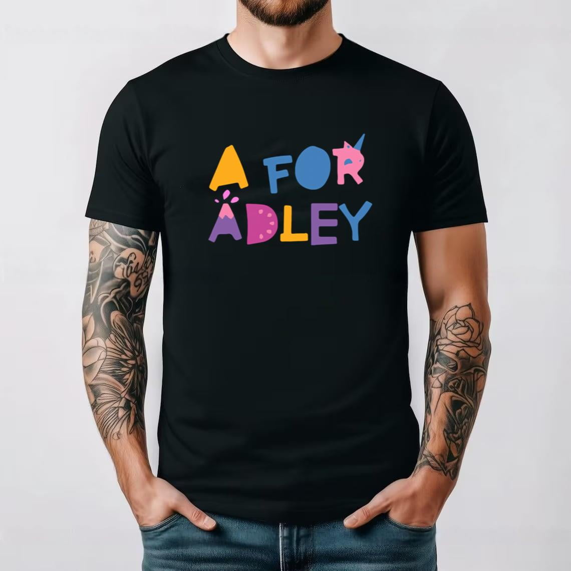 For Adley Funny YouTuber Merch Gift For Kids Cartoon Fan Unisex T-shirt ...