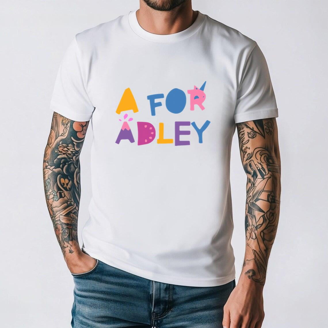 For Adley Funny YouTuber Merch Gift For Kids Cartoon Fan Unisex T-shirt ...