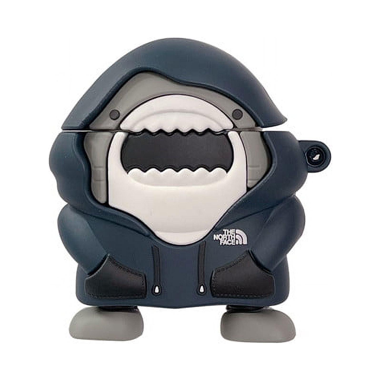 For AirPods 1/2/Pro/3rd Gen 2021 Shockproof 3D Fashion Shark Case Cover ...