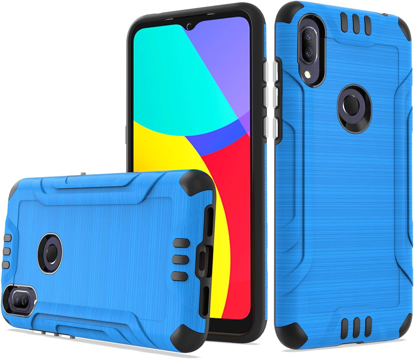 For Alcatel Lumos DALN5023 / Alcatel Axel 5004R Lining Hybrid Cover ...