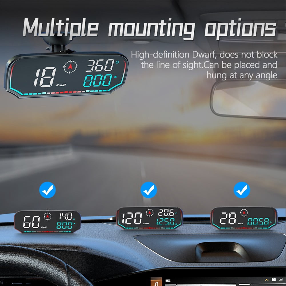 For All In One Gps Heads Up Display For Monitoring Vehicle Speed Safely ...