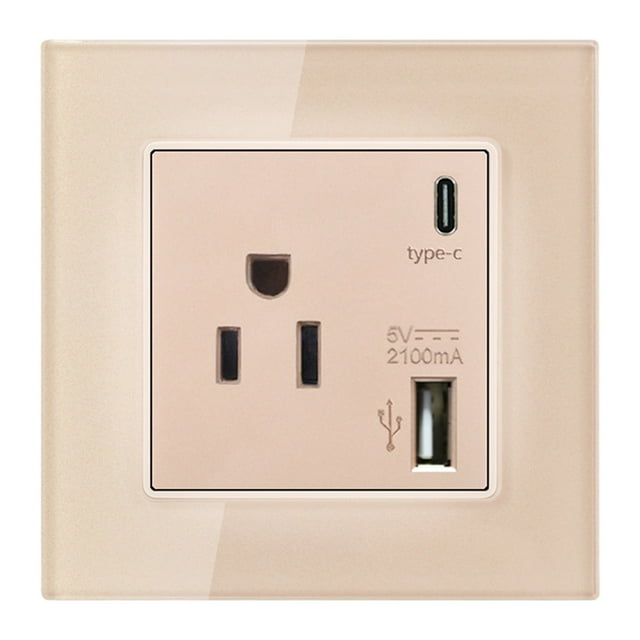 For American 16A Usb+Type-C Socket American Standard Power Switch ...