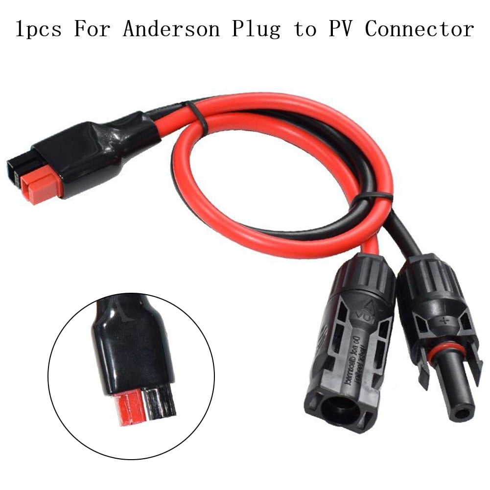 For Anderson Plug to Solar Panel Cable Wiring Adapter Connector ...