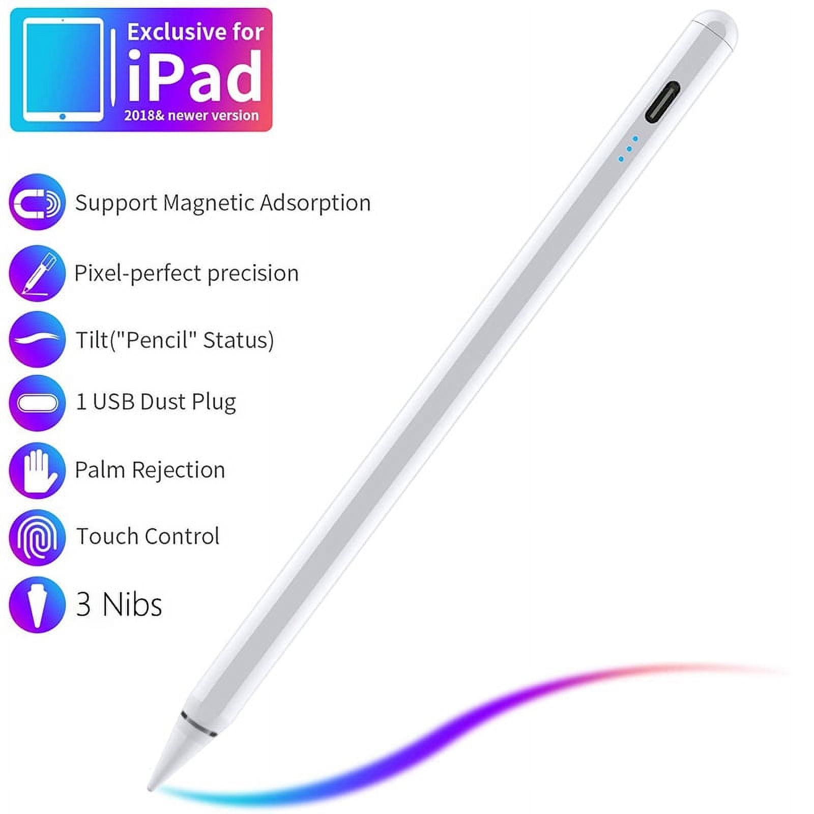 For Appl Pencil Stylus Pen For iPad Pens Apple Pencil 2 1 Battery ...