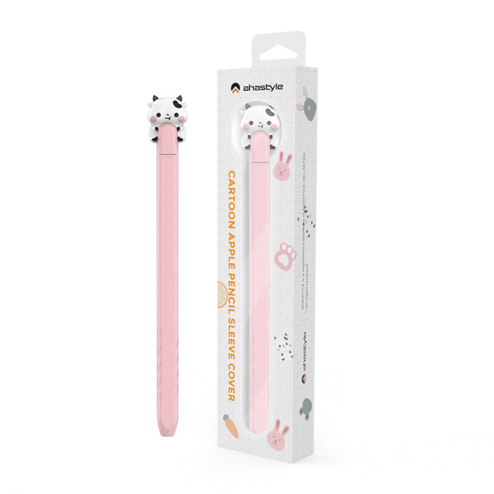 For Apple Pencil 2 Portable Soft Silicone Cartoon Pencil Case ...