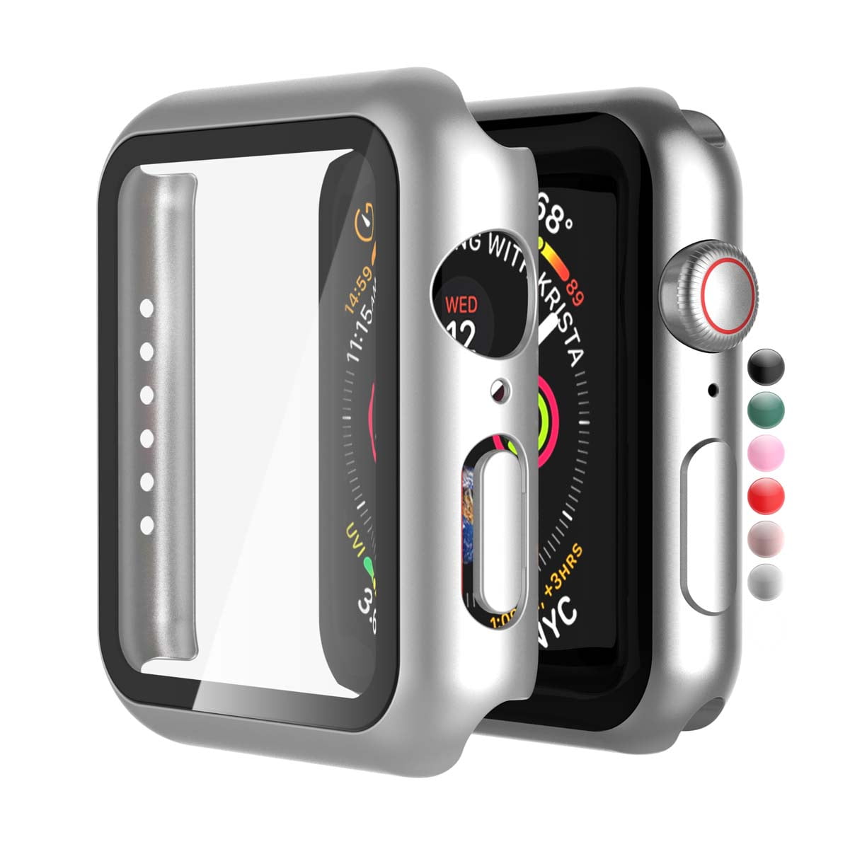 For Apple Watch Series 3 / 4 / 5 / 6 / SE Case, Njjex [1-Pack] Ultra ...