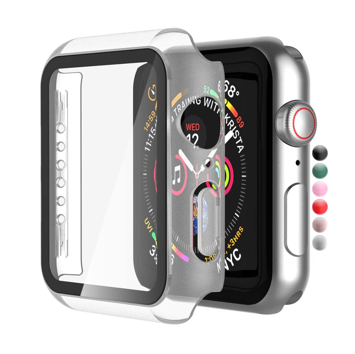 For Apple Watch Series 3 / 4 / 5 / 6 / SE Case, Njjex [1-Pack] Ultra ...