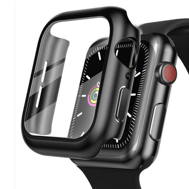 For Apple Watch Series 5 (40 mm) / Series 4 (40 mm) Case + Tempered ...