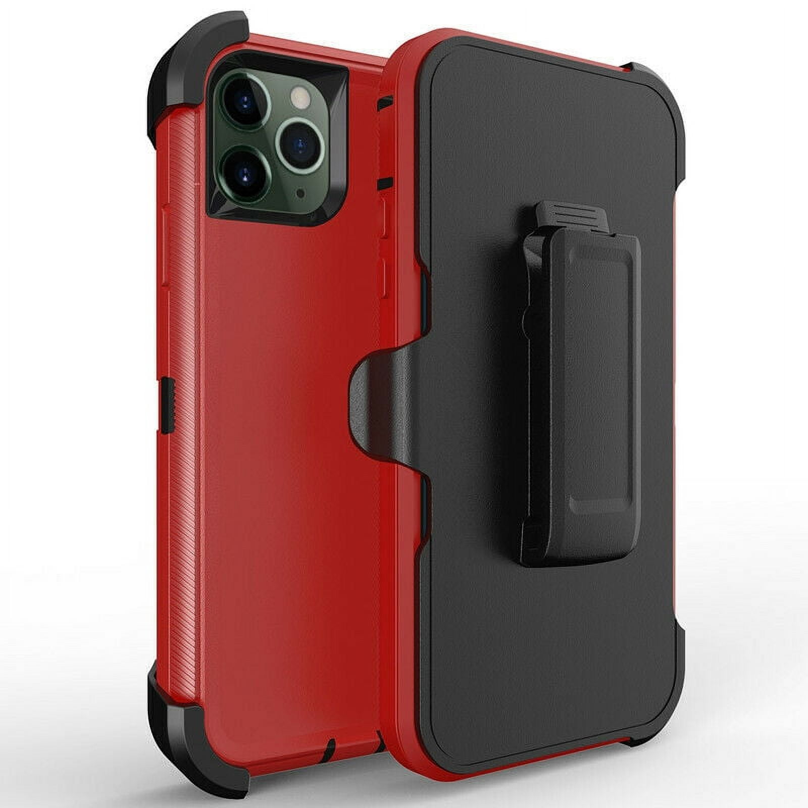 For Apple iPhone 11 Heavy Duty Defender Armor Hybrid Case Cover With ...