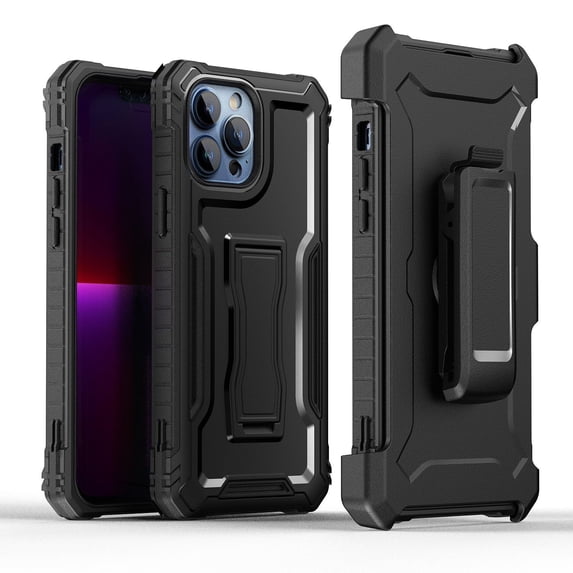For Apple iPhone 11 Pro Max Combo 3in1 & Holster Stand, Swivel Belt ...