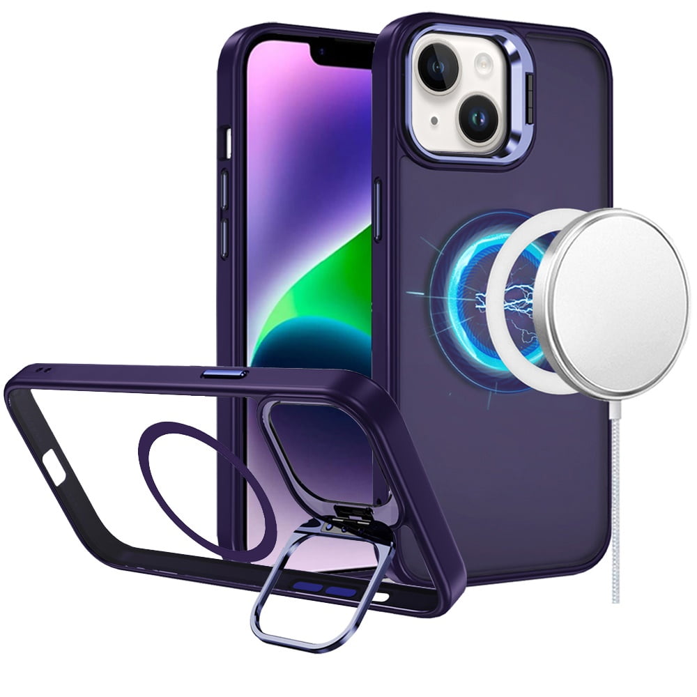 For Apple iPhone 12 /12 Pro Case, Heavy Duty Metallic Hybrid Tough TPU ...