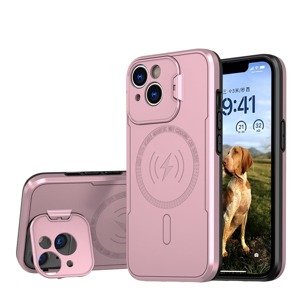 For Apple iPhone 12 (6.1") Hybrid Case with MagSafe Compatible Wireless ...