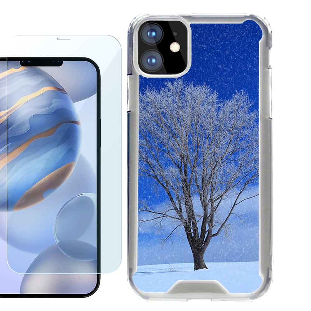 For Apple iPhone 12 Case, iPhone 12 Pro Case, Hybrid Bumper Phone case ...