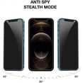 For Apple iPhone 12 Mini (5.4") Privacy Tempered Glass Screen Protector ...