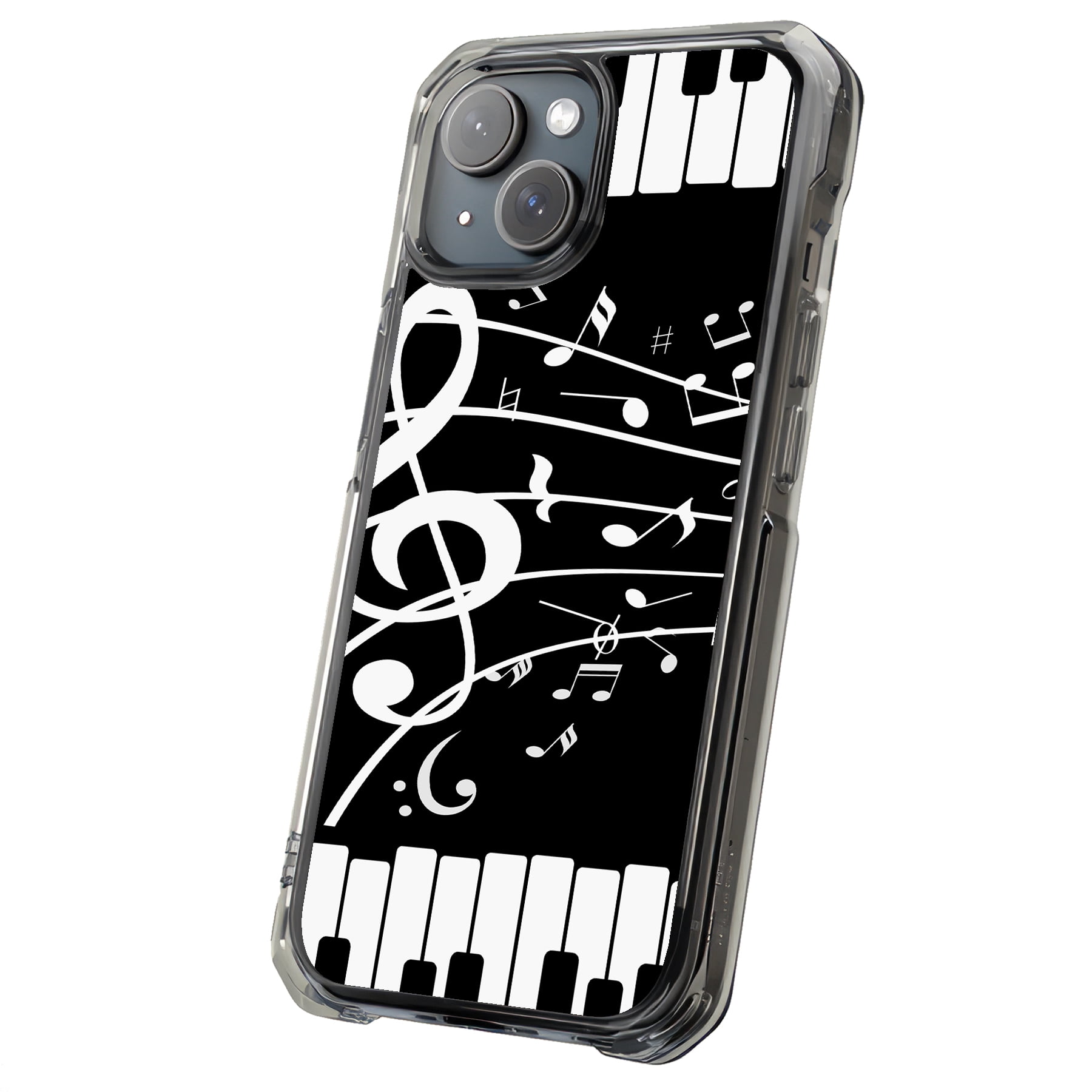For Apple iPhone 12 Mini, MagSafe Rugged Case, Musical Piano Print ...