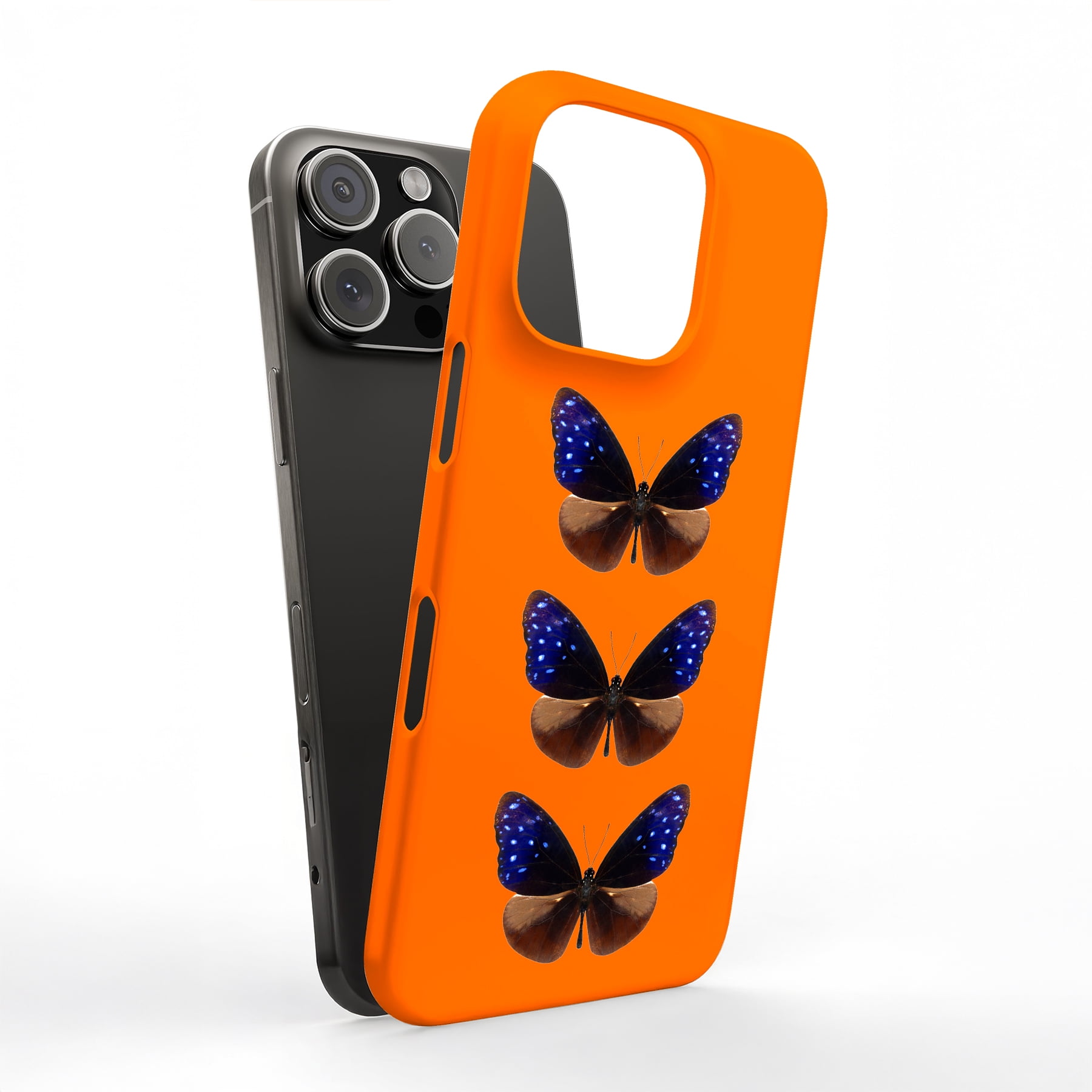 For Apple iPhone 12 Pro, Hard Shell Case, Butterfly Print, Styles to Choose from, Flexible, Slim ...