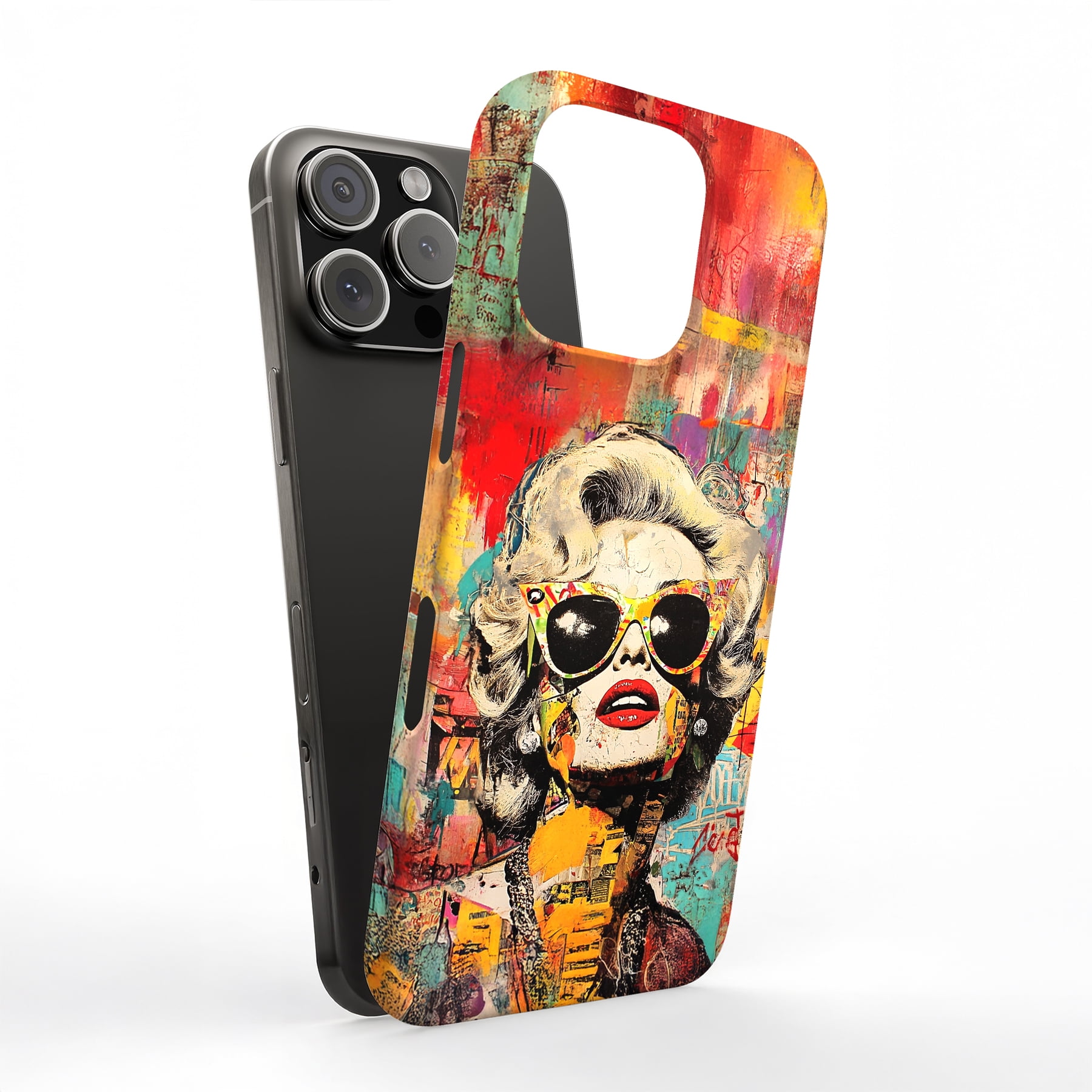 For Apple iPhone 12 Pro, Hard Shell Case, Pop Collage 1 Print, Styles to Choose from, Flexible ...