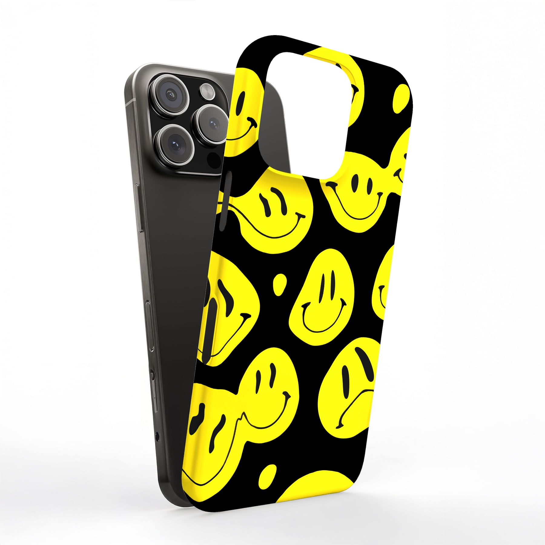 For Apple iPhone 12 Pro, Hard Shell Case, Smiley Face Print, USA - Walmart.com